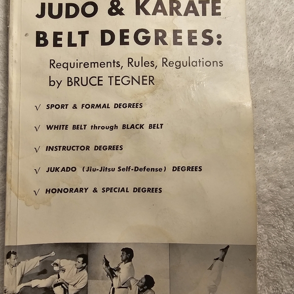 Other | Bruce Tegner Bruce Tegner Judo And Karate Belt Degrees | Poshmark